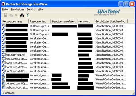 protected storage passview download kostenlos and schnell auf wintotal de