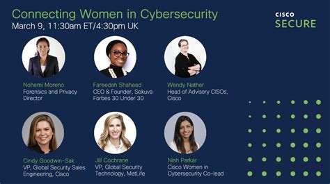 Cisco Secure On Twitter Happy IWD2021 Please Join Us TOMORROW For The Launch Of Connecting