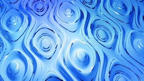 Looped Abstract Liquid Background Vibrant Blue Liquid Animation With Shimmering Waves And
