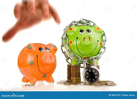 Secure And Unsecure Finances Stock Image Image Of Assets Danger 5837237