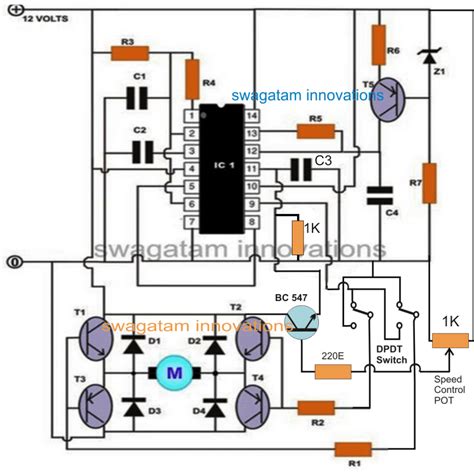 180v Dc Motor Control Circuit Diagram