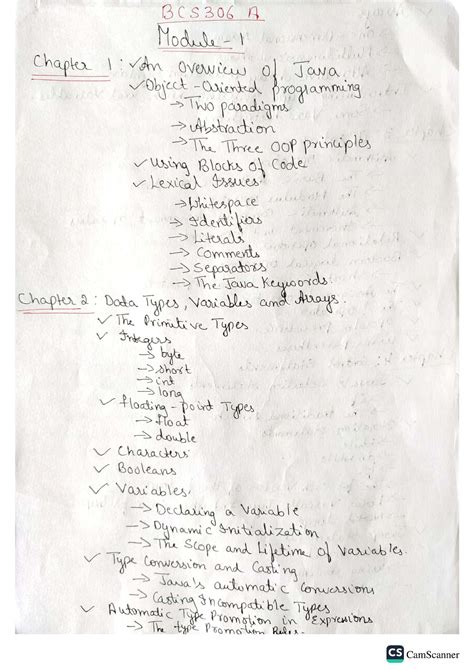 Module Java Notes Information Science And Engineering Studocu
