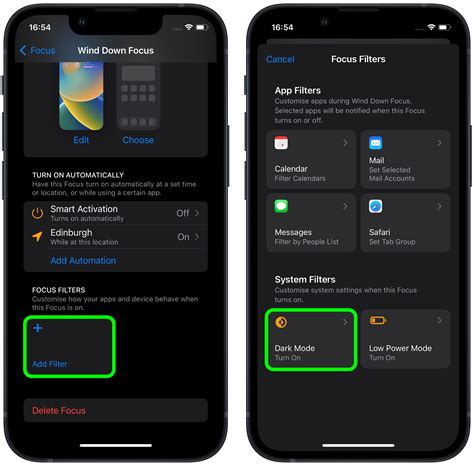 IOS How To Switch On Dark Mode With A Focus MacRumors