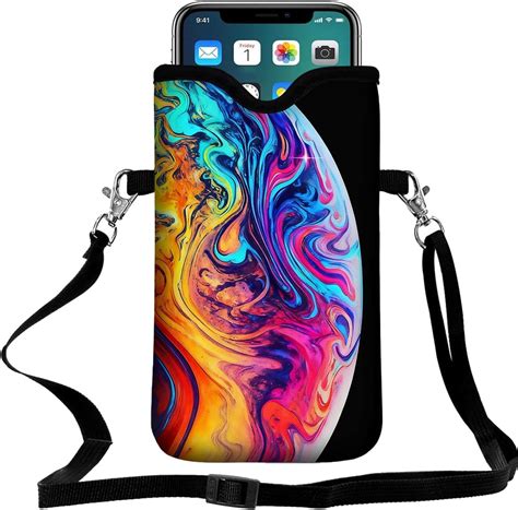 Bihgnycw Men Women Neoprene Cell Phone Sleeve Pouch Case