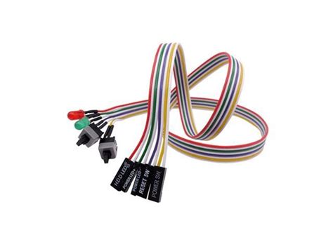 Buy Computer Atx Motherboard Power Cable Pc Power Reset Switch Push