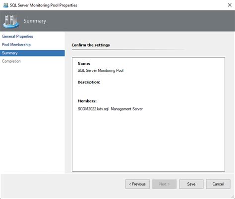 Sql Server Monitoring Pool In Management Pack For Sql Server Microsoft Learn