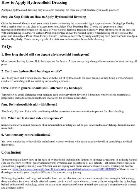 Ppt The Science Behind Hydrocolloid Technology Why It Works For