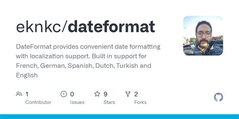 Github Eknkc Dateformat Dateformat Provides Convenient Date Formatting With Localization