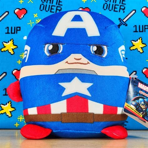 Mattel Toys Marvel Cuutopia Captain America 8 Ultrasoft Stuffed