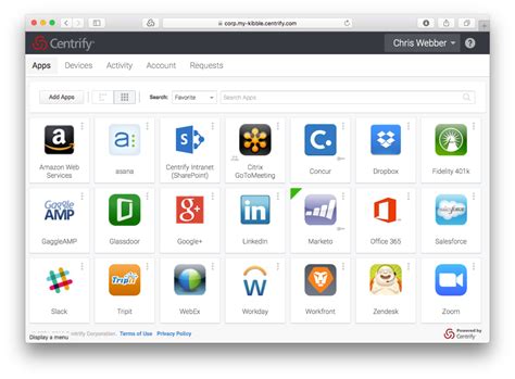 Centrify Dropbox Business