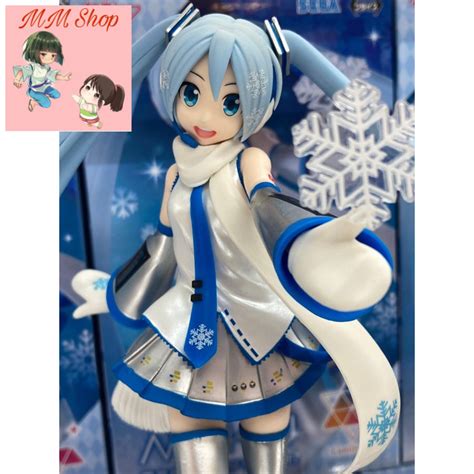 Mô Hình Hatsune Miku Snow Miku Snow Miku Luminasta Figure 2024 Ver
