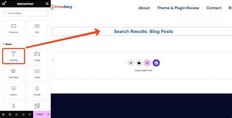 How To Create A Custom Search Result Page In Elementor