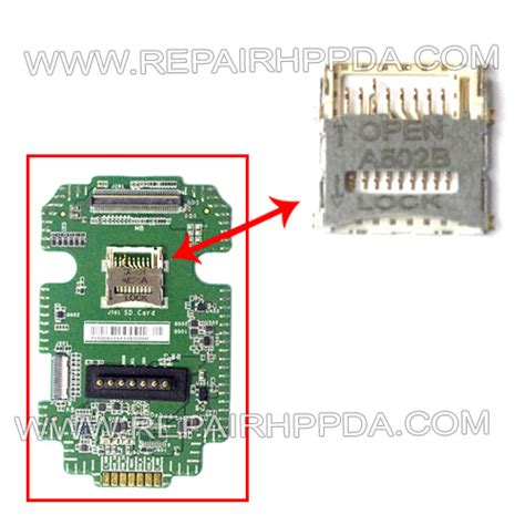 Micro Sd Memory Card Connector For Zebra Mc3300 Mc33x Mc33ax Mc3300x Series