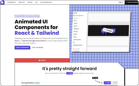 10 個熱門動畫 Ui 元件庫 🔥