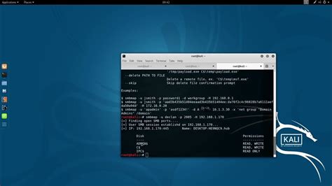 Smb Psexec Spawn A Shell Using Metasploit Kali Linux Youtube