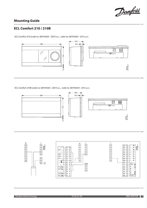 Danfoss Ecl Comfort 210 210b Installation Guide Manualzz