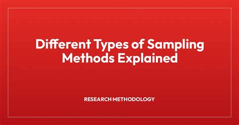 Different Types Of Sampling Methods Explained LIS Library Information Science Academy