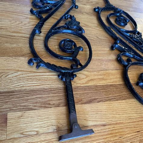 Vintage Wrought Iron Stair Railing Baluster Scroll 36 Charleston