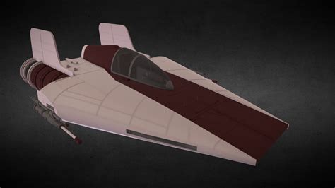 Star Wars A Wing Download Free 3d Model By Daniel Danielandersson