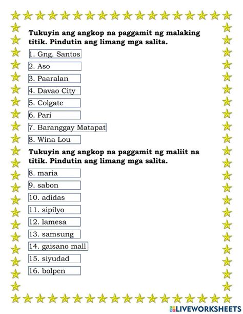 Malaki At Malii Free Interactive Worksheets 1167925