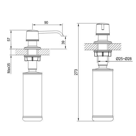 Dozator Sapun Lichid Chiuveta Bucatarie Globalo Intio Light Gold Auriu Lucios Globalo Romania