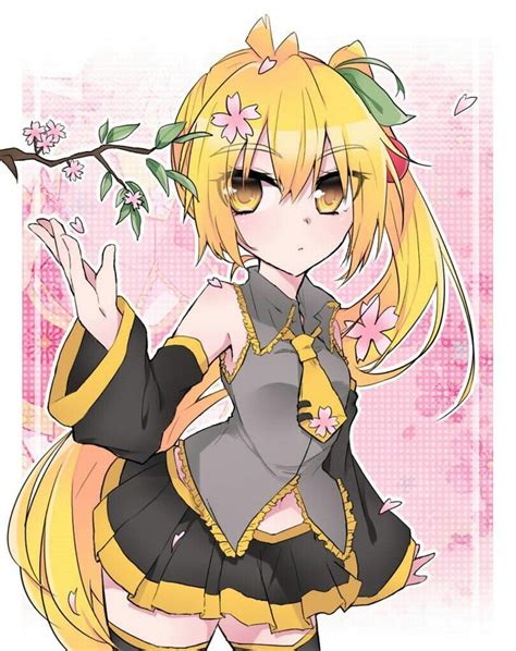 Sakura Akita Neru Dibujos Animados Sencillos Rin Y Len Kagamine