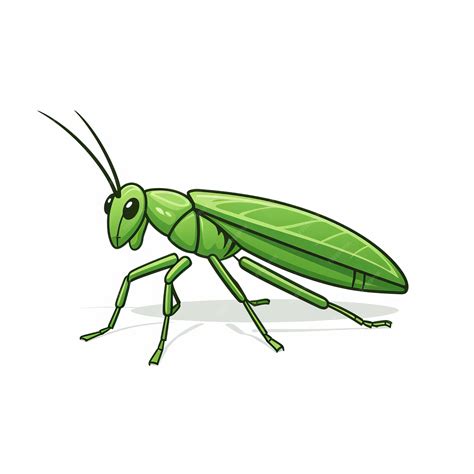 Premium Ai Image Grasshopper Icon Vector Outline On White Background