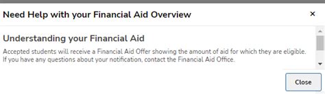 Financial Aid Offer