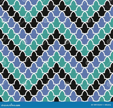 Pattern From The Alhambra Palace Stock Vector Illustration Of