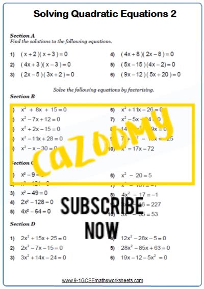 The Best Quadratic Formula Worksheet Where To Find More The Teach Simple Blog