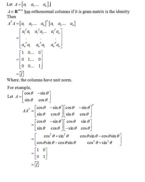 Linear Algebra How To Prove That A Matrix Is Orthogonal Given That