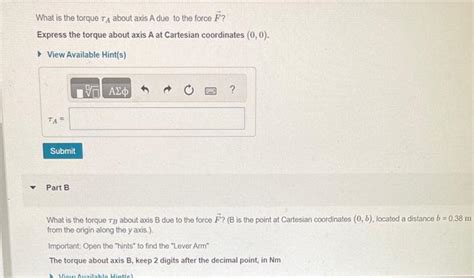 Solved A Force F Is Applied To An Object Trying To Make The