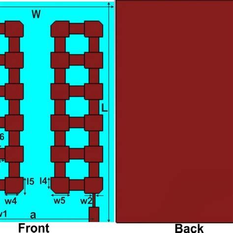 schematic views of proposed mimo array antenna download scientific