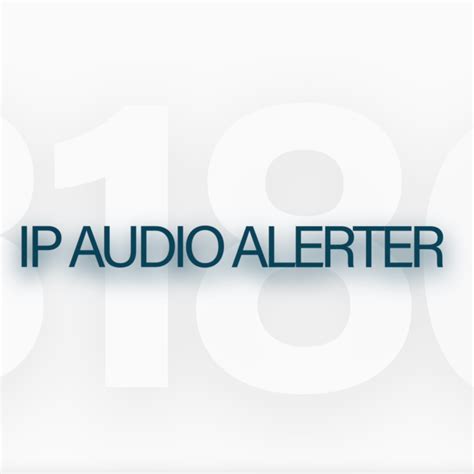 IP Audio Alerter Algo Communication Products Ltd IP Audio Alerter Algo Communication Products Ltd