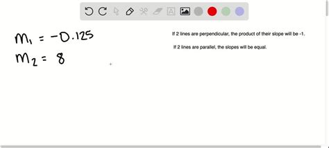 solved determine whether the lines with the given slopes are parallel