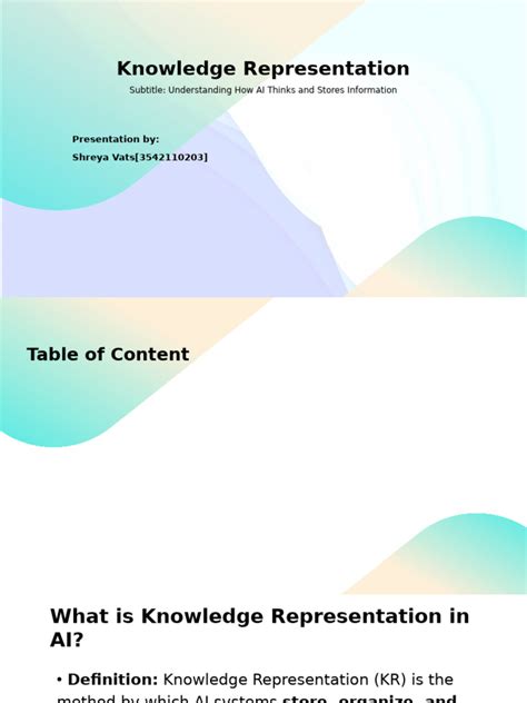Understanding Ai Knowledge Representation Pdf Artificial
