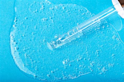 Dropper Is In The Cosmetic Liquid Stock Image Image Of Collagen Serum 274309541