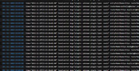 Unknown Plugin Type · Issue 9561 · Traefiktraefik · Github