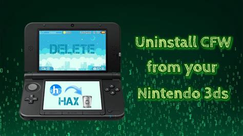 how to unmod nintendo 3ds ver 11 16 0 49u youtube