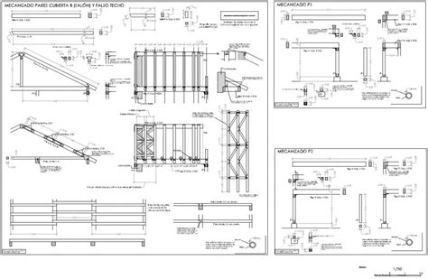 Planos De Armadura De Estructura De Madera