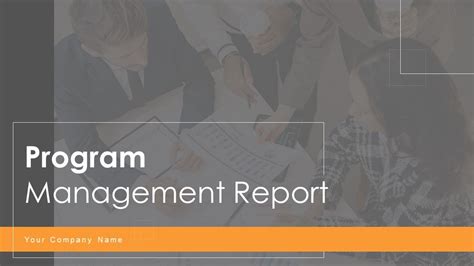 Program Management Report Ppt Powerpoint Presentation Complete Deck