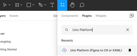 setup uno platform figma plugin