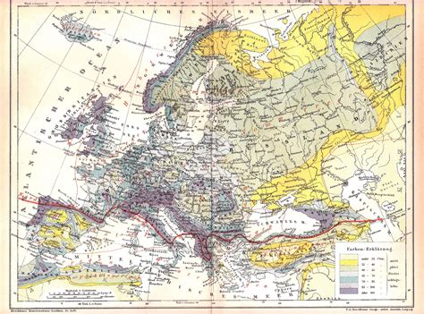 1898 Rain Chart Of Europe Average Rainfall Per Year In Europe Around 1898 Rainfall Diversity