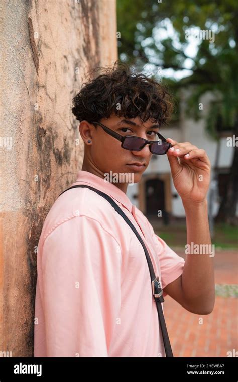 Portrait Of An Attractive And Stylish Fashionable Young Latin American