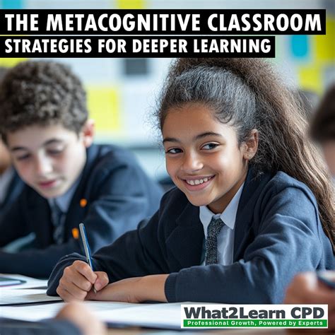 The Metacognitive Classroom Strategies For Deeper Learning What2learn Cpd