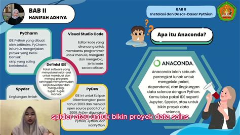 Bab 2 Instalasi Dan Dasar Dasar Python Youtube