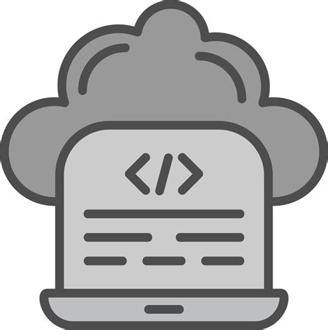 cloud coding vector icon design 15813625 vector art at vecteezy