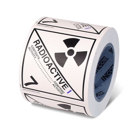 Buy Ghs Safety Tt71p Class 7 Radioactive Materials Cat1 Shipping