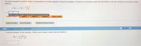 Solved The Given Equation Is Either Linear Or Equivalent To