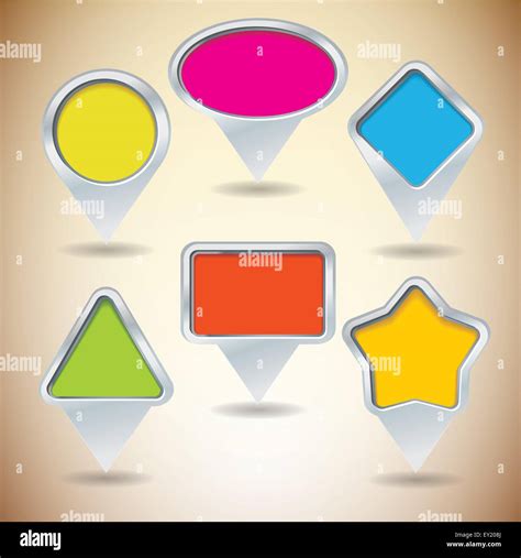 Map Pin Collection Vector Illustration Stock Vector Image Art Alamy